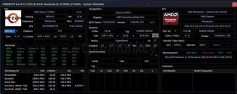 Amd Ryzen U Benchmarks Specs