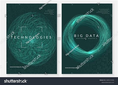 Big Data Learning Digital Technology Abstract Stock Vector Royalty