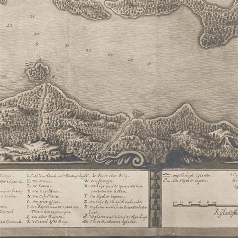 1700 San Juan Puerto Rico Map Antique Aerial View Digital Download
