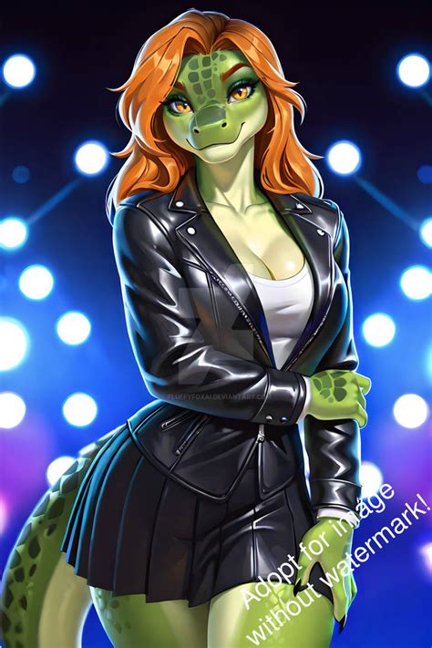 [open] Cute Lizard Girl Going Clubbin By Fluffyfoxai On Deviantart