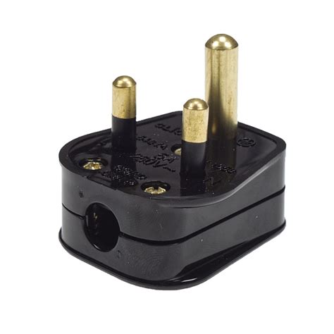 Round 3 Pin Plug 5a Spare Round Pin Plug Lampspares