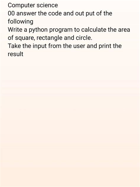 Solved Computer Science 00 Answer The Code And Out Put Of
