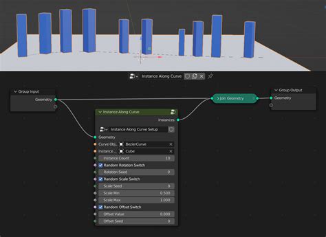 Adding Random Instance Spacing Along Curve Modeling Blender Artists Community