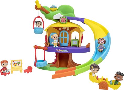 Cocomelon Deluxe Clubhouse Playset Features Jj And His