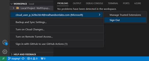How To Switch Accounts Via Vs Code Azure Account Extension Stack Overflow