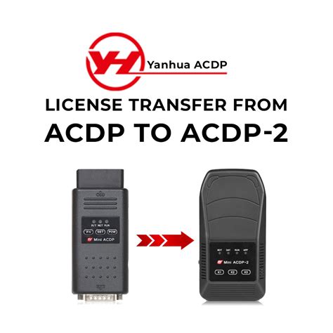 Yanhua ACDP License Transfer From ACDP To ACDP MK