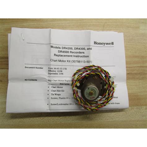 Honeywell C26m048a39 P Chart Motor Kit New No Box