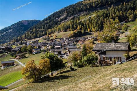 Levron, Valais, Switzerland, Stock Photo, Picture And Rights Managed ...