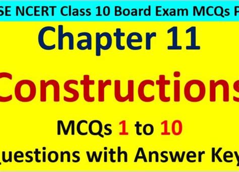 Similar Triangles Class 10 Maths Mcq With Answer Keys Solutions Pdf