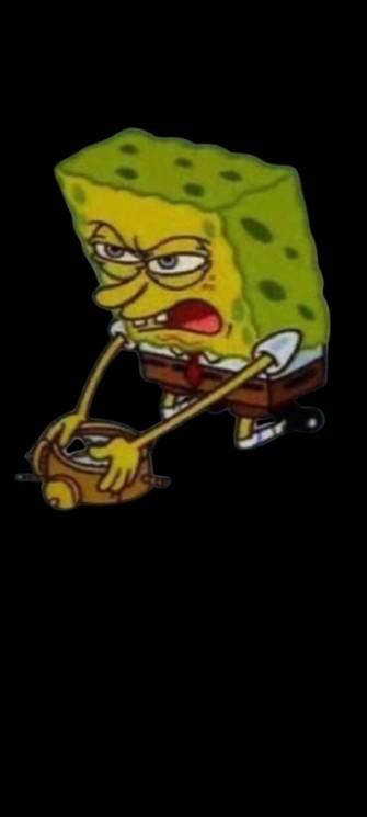 Spongebob Angry At A Clock Render Png By Dn2344art On Deviantart