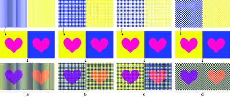 Combined Effect Of Color Assimilation And Color Contrast In A Munker Download Scientific