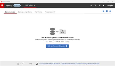Quickstart Starting A Trial In Flyway Desktop Flyway Product Documentation