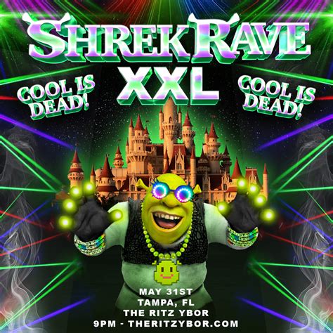 Shrek Rave Xxl At The Ritz Ybor 5312025 Sunset Events