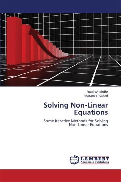 Solving Non Linear Equations 9783659319327 W Khdhr Fuad Boeken