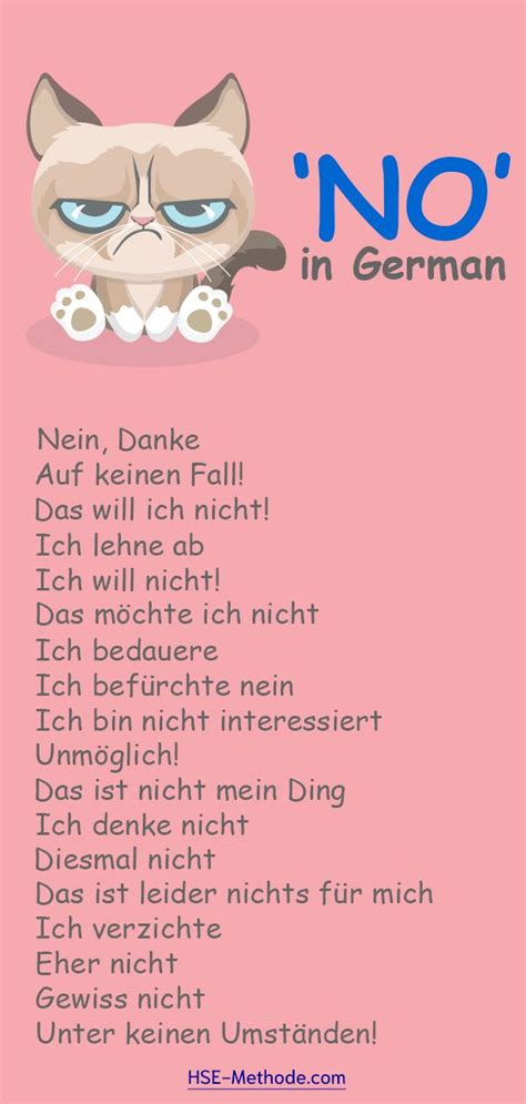 Impress German People Positively Even If You Say No” Hse Methode
