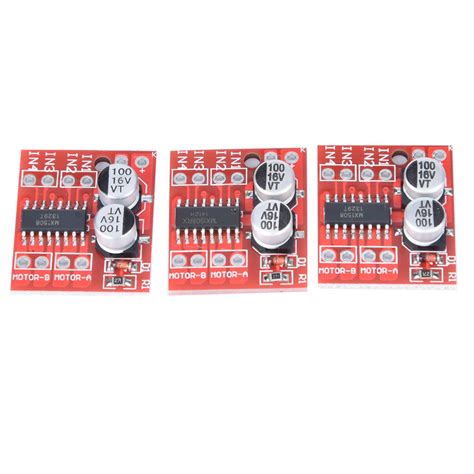 DC Motor Drive Module 1 8 7V Motor PWM Speed Control Module 3Pcs 2 Way Motor Driver Motor Toy