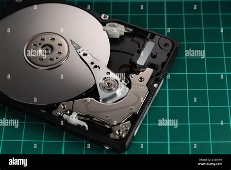 Open Hard Disk Drive The Concept Of Data Storage Data Array Big Data Stock Photo Alamy