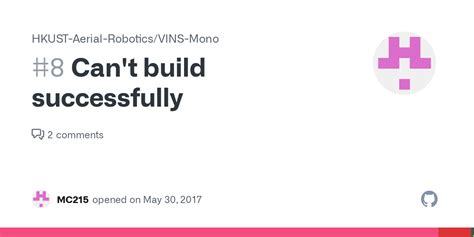 Cant Build Successfully · Issue 8 · Hkust Aerial Roboticsvins Mono