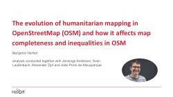 The Evolution Of Humanitarian Mapping In Openstreetmap Osm And How It Affects Map Completeness