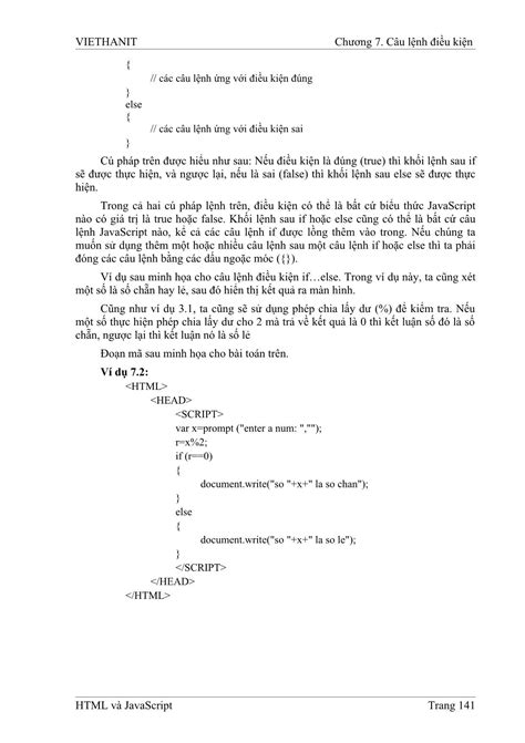 giáo trình html và javascript phần 2 tailieuhay vn
