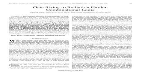 pdf gate sizing to radiation harden combinational logickmram