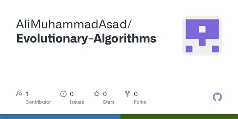 Github Alimuhammadasadevolutionary Algorithms