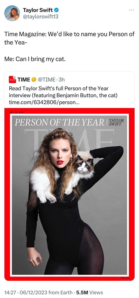 Taylor Swift Named Time Magazines Person Of The Year Bbc News