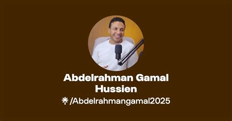 Abdelrahman Gamal Hussien Instagram TikTok Linktree