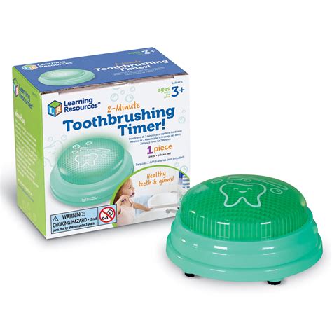 Learning Resources 2 Minute Washable Toothbrushing Washable Timer