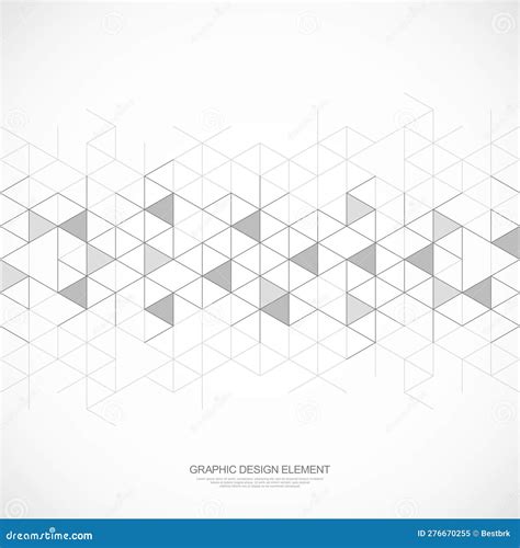 Abstract Geometric Background With Triangle Shape Pattern Stock Vector Illustration Of