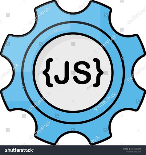 Javascript Concept Js Frontend Frame Work Stock Vector Royalty Free