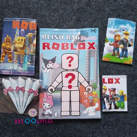 Jual Blind Bag Paper Doll Roblox Viral Shopee Indonesia