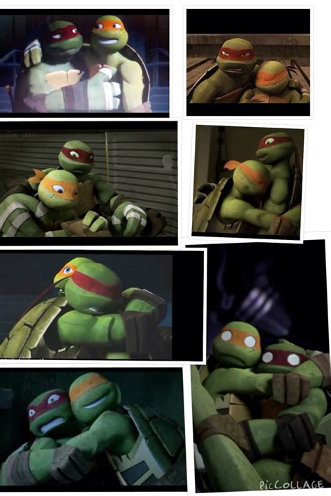 I Love These Mikey And Raph Moments Mikey Michelangelo Raph R