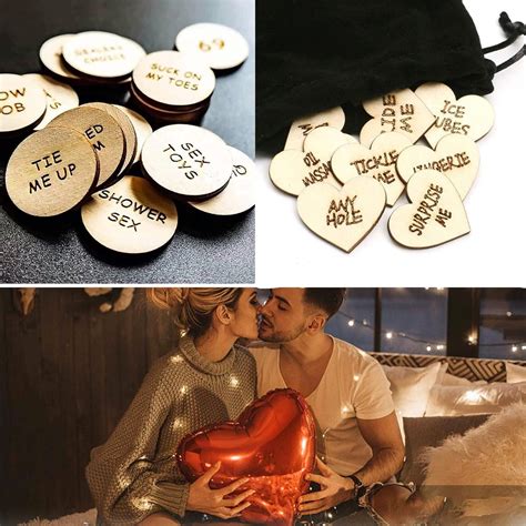 Sexy Couples Wooden Tokens Date Night Activity Tokens Wonderworkshub