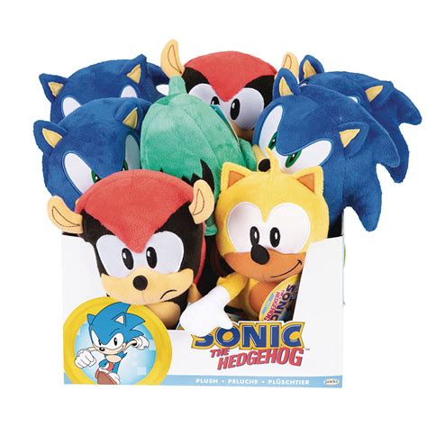Sonic The Hedgehog 9 Inch Basic Plush Wave 7 Assortment Case