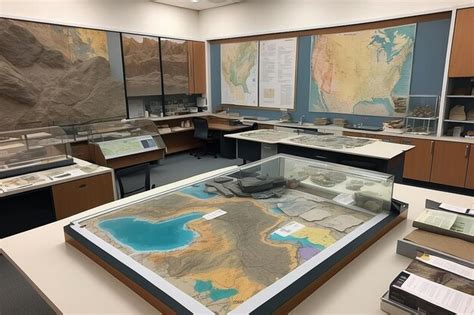 Premium Photo Depict A Section Of The Lab Focused On Geology With