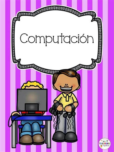 Portada Computación Caratulas Para Cuadernos Escolares Computacion Portadas Para Libretas