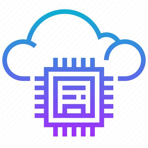 Chip Circuitry Cloud Cpu Processor Icon Download On Iconfinder
