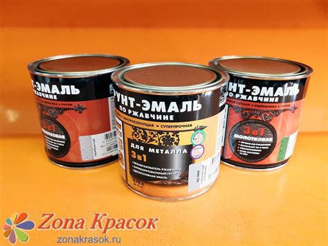 Грунт-эмаль по ржавчине 3 в 1 Dali