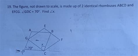 solved 19 the figure not drawn to scale is made up of 2 identical