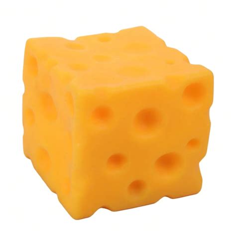 Jumbo Squishy Cheese Shaped Stress Relief Toys Squeezable Stress Buster