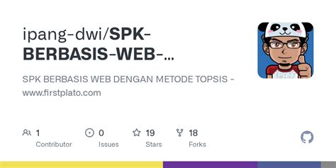 Issues · Ipang Dwi Spk Berbasis Web Dengan Metode Topsis · Github