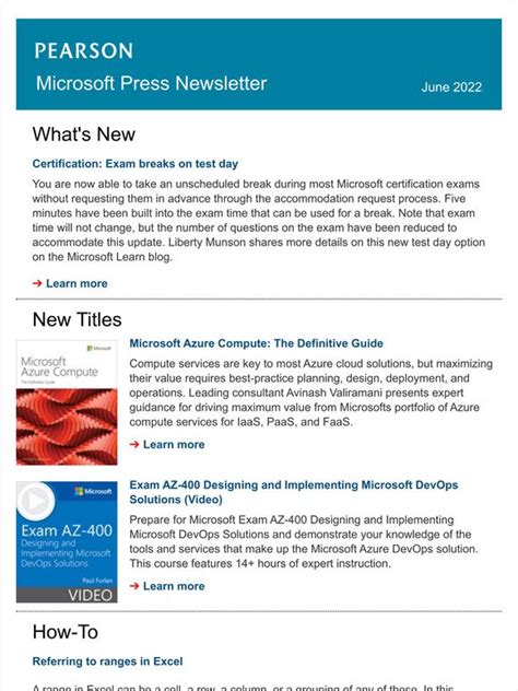 Microsoft Press What S New Exam Breaks Azure Compute Definitive