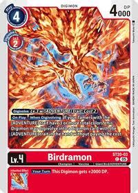 Birdramon Digimon Myp Cards