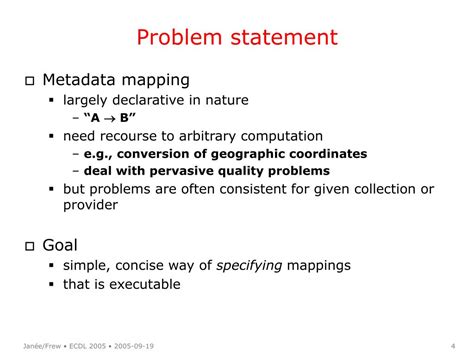 Ppt A Hybrid Declarativeprocedural Metadata Mapping Language Based