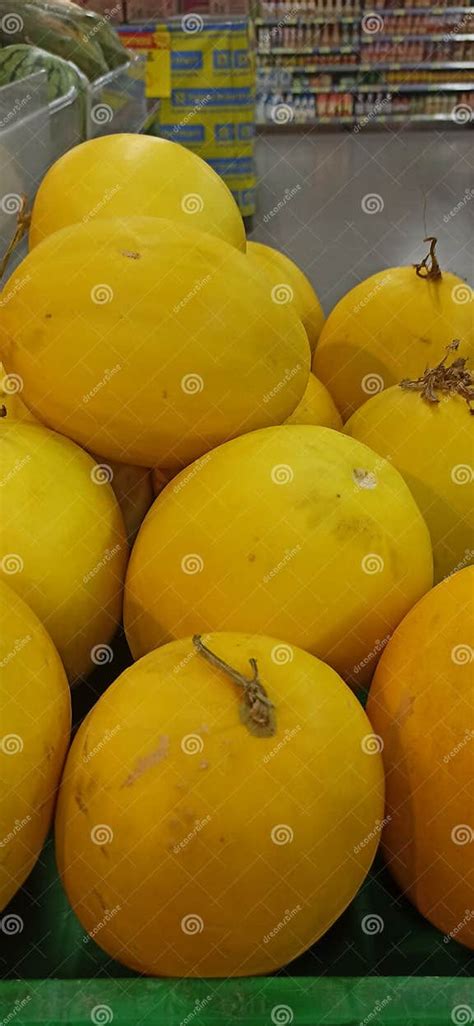 Melon Kuning From Indonesia Stock Image Image Of Produce Yellow 227737009