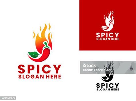 스파이시 핫 불꽃 로고 디자인 템플릿 레드 핫 칠리 페퍼 잎 로고 개념 개념에 대한 스톡 벡터 아트 및 기타 이미지 개념 개념과 주제 건강한 생활방식 Istock