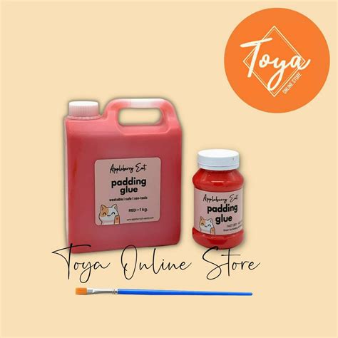 Padding Glue Red For Diy Notepad Free Brush Shopee Philippines