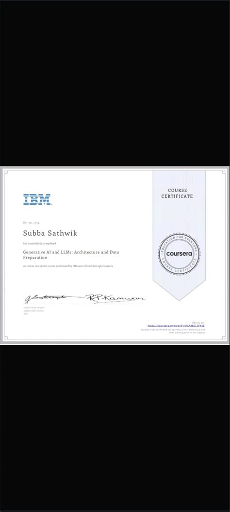 Thrilled To Announce That Ive Achieved My Ibm Llm Certification Excited To Apply My New Skills