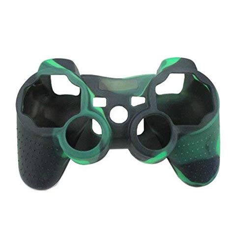 Ostent Camouflage Silicone Skin Case Cover For Sony Ps2 3 Wireless Wired Controller